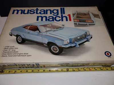 Entex Vintage Model Car Mustang ll Mach 1 In 1:16 Scale | eBay
