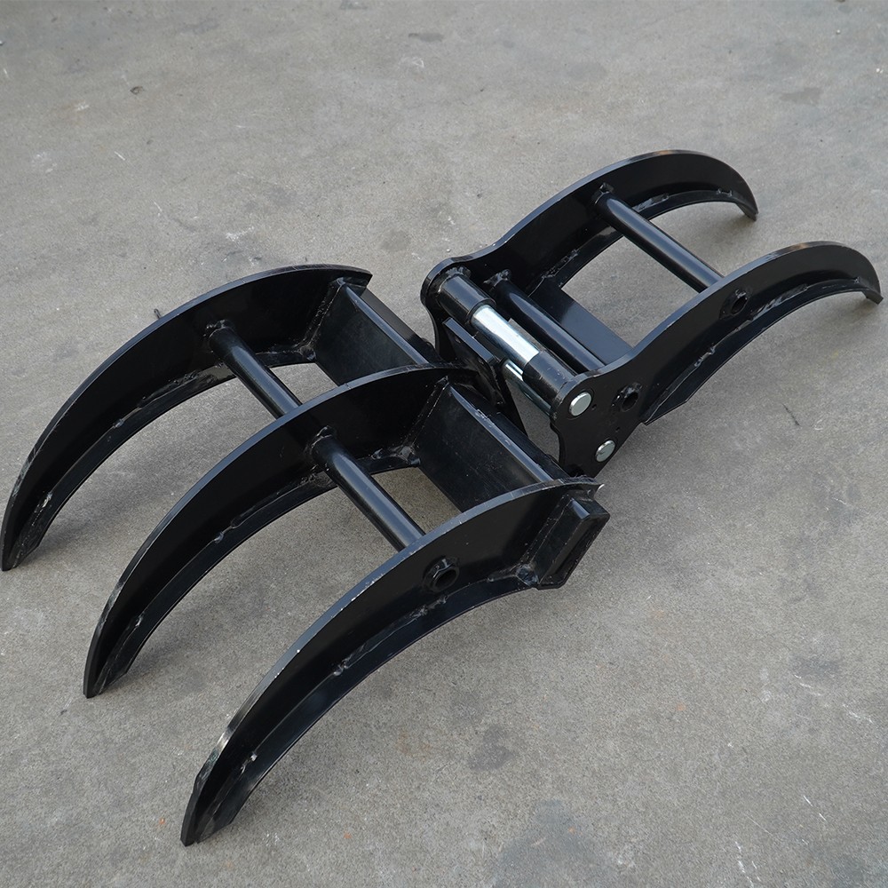 Excavator Grabber Attachments for Mini Digger Wood Grabber Grapple Free ...