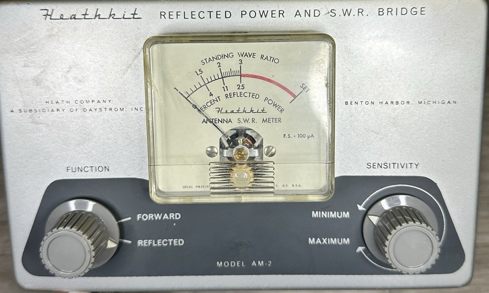 VINTAGE Heathkit Reflected Power and SWR Bridge Model AM 2 - READ👀 ...