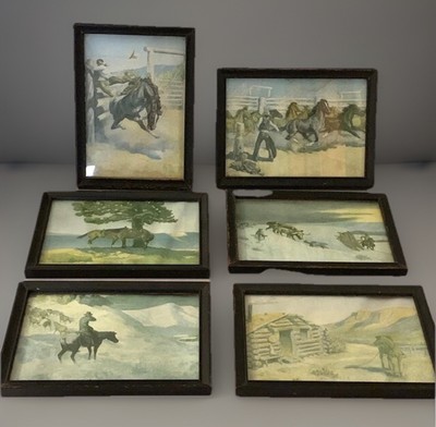 Will James Art Print 1930's Western Cowboy Ranch Decor VTG Framed ...