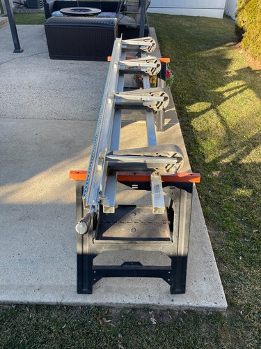 Tapco 8ft 6 inch Aluminum Siding Trim Brake / Break with Saw Horses ...