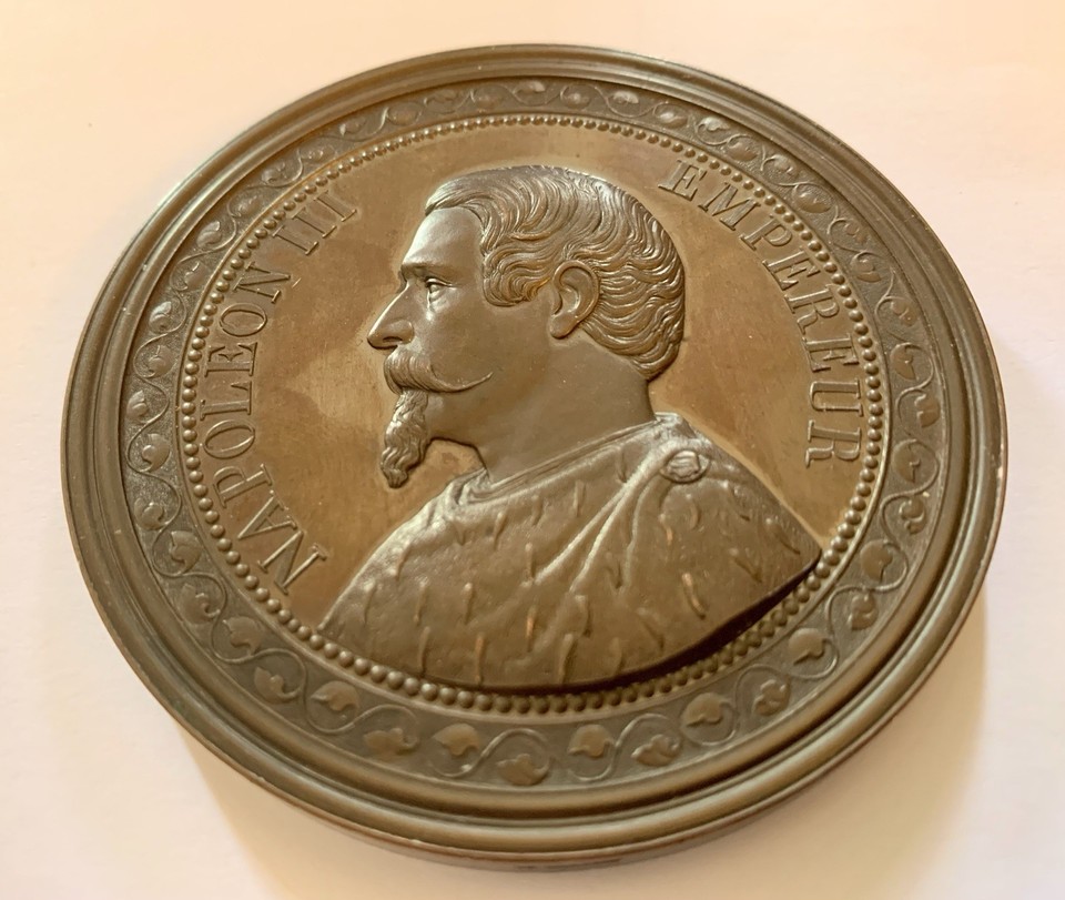 Napoléon III Médaille Inauguration de l'église Sainte-Clotilde Paris 30 ...