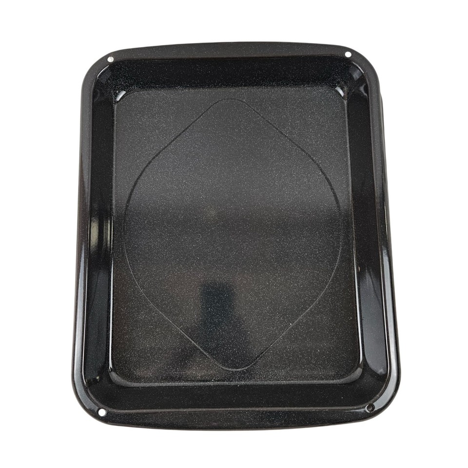 Enamel Coated Roasting Tray Drip Pan Speckled Blue Broiler Drip Pan ...