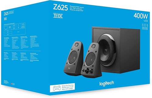 Logitech Z625 2.1 Speaker System 400W Powerful THX Certified Sound ...