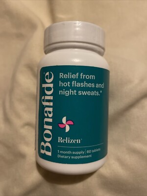 RELIZEN BONAFIDE Hormone Free Relief from Hot Flashes & Night Sweats ...