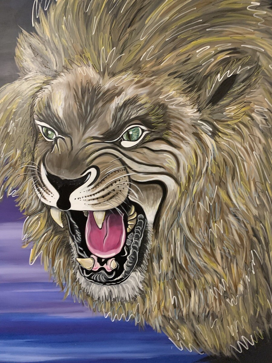 Lion Roar Painting