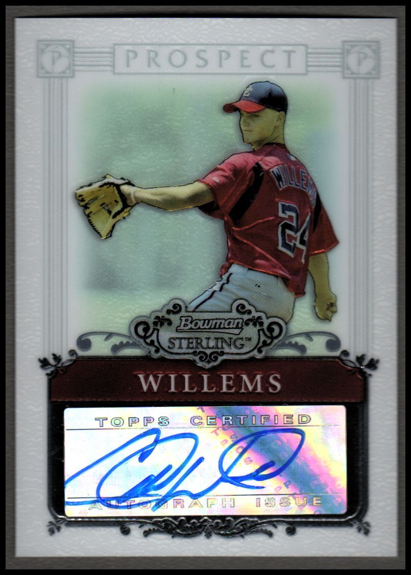 2006 Bowman Sterling Prospects #CW Colton Willems Auto NATIONALS - NM ...