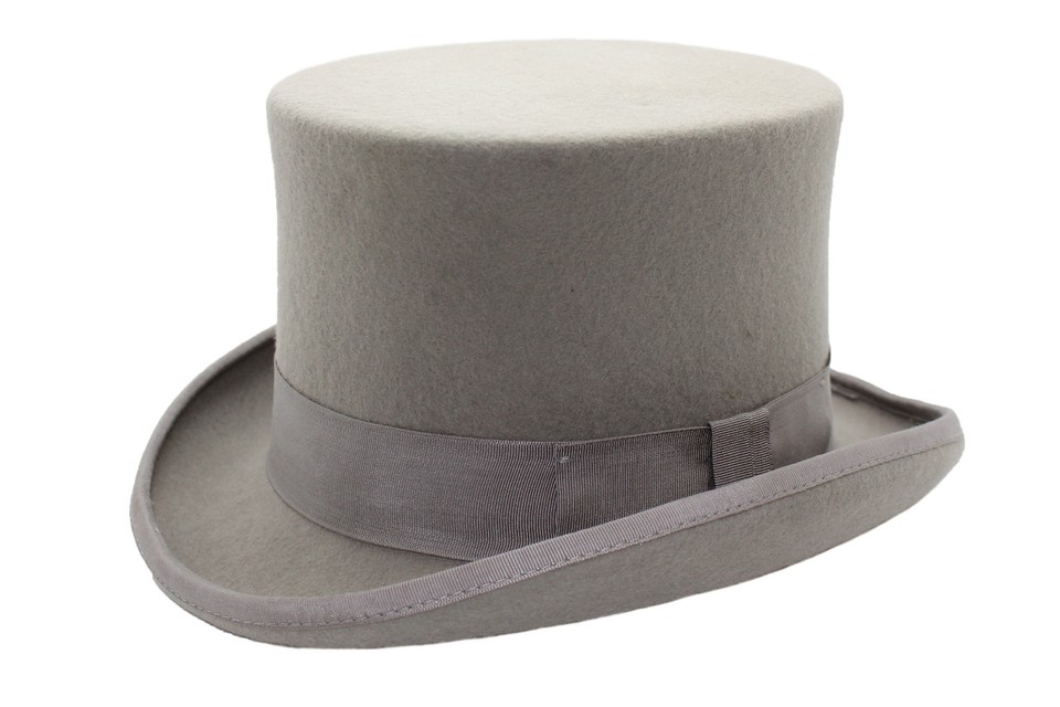 Quality Hand Made Top Hat 100% Wool Wedding Ascot Event Hat 14 Colours ...