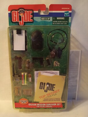GI Joe Balkan Mission Survivor Set Top Secret Orders | eBay