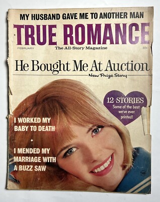 TRUE ROMANCE Feb 1966 Magazine Stories He Bought Me At Auction Love ...