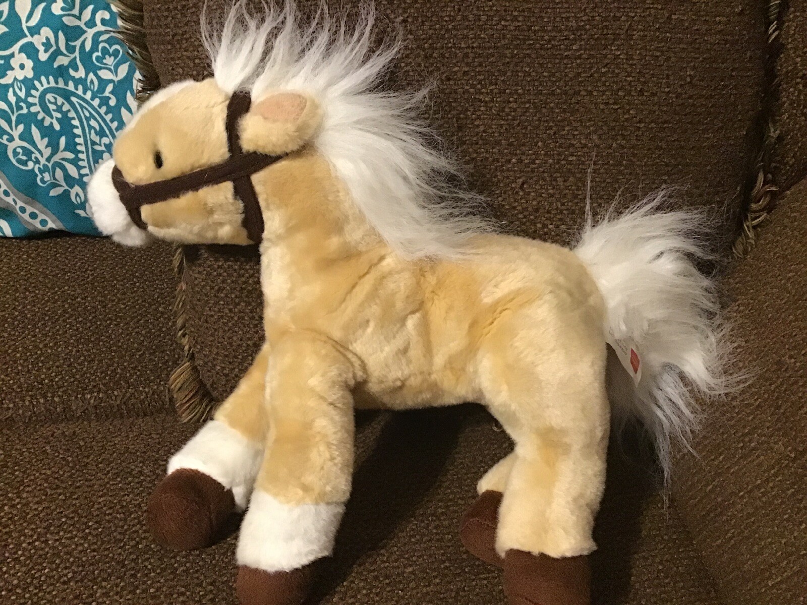WELLS FARGO Legendary Pony Lightning 2010 Tan Horse Plush Stuffed ...