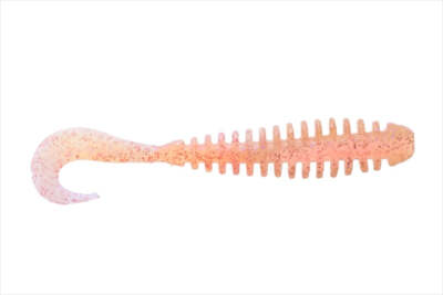 Berkley Gulp! Saltwater Pulse Worm 4inches Clear Pink silver frek | eBay