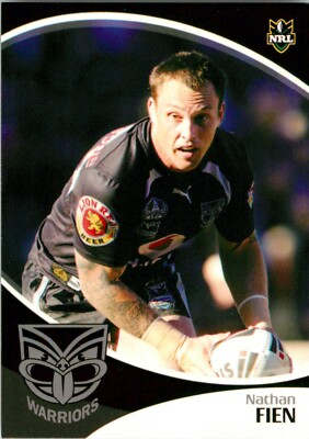 2009 NEW ZEALAND WARRIORS NRL Card NATHAN FIEN Daily Telegraph | eBay