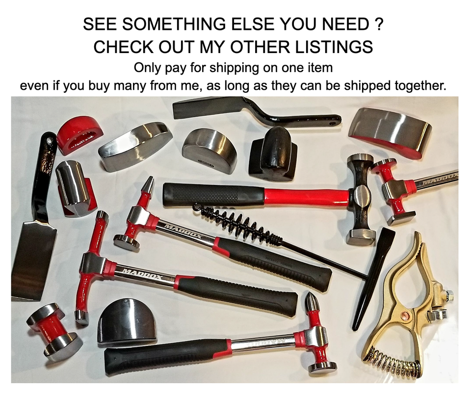MADDOX PROFESSIONAL AUTO BODY TOOL • CROSS PEEN (CHISEL) HAMMER • BODY ...