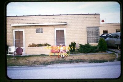 Gas Station Sign and Motel at Mexico Missouri in 1950s Kodachrome Slide ...