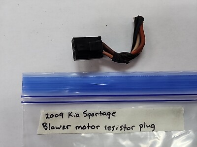 2009 Kia Sportage 2.0L 2.7L Blower Motor Resistor PLUG | eBay