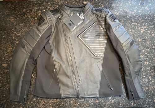 NWT Harley-Davidson® Men's Watt Slim Fit Vented Leather Jacket 98002 ...