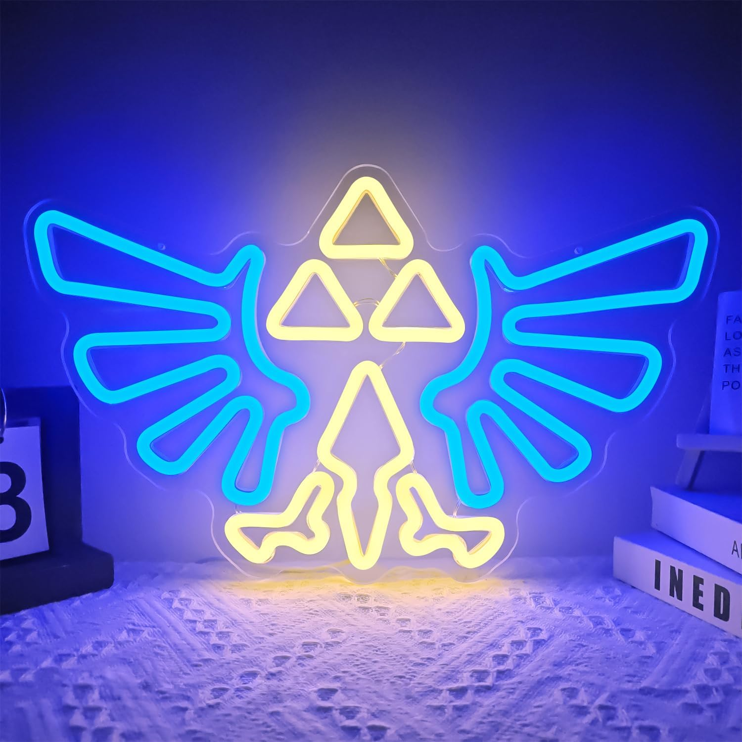 LOZ Gaming Neon Sign Dimmable Game Neon Sign for Gamer Room Decor Neon ...