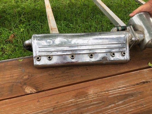 marine exhaust manifolds, chrome, 350 cubic inch, fits small block ...