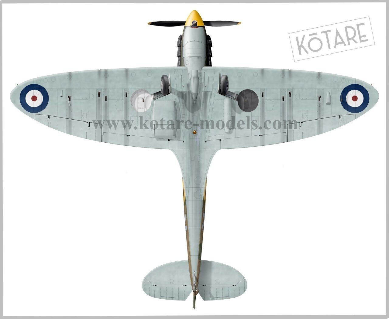 KOTARE 1/32 SPITFIRE MK.IA (MID) 'BRIAN LANE' RAF 19 SQN LIMITED ...