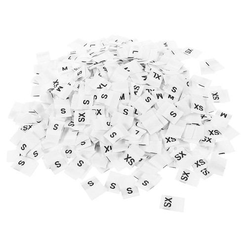 250 Pcs Cloth Size Label Garment Tags Clothing for Clothes Labels ...