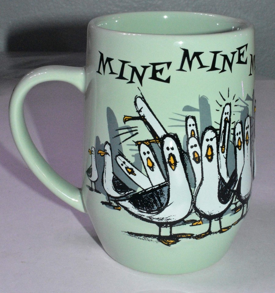 Disney Parks Finding Nemo Mine Mine Mine Mug 3D Seagull Coffee Cup ...