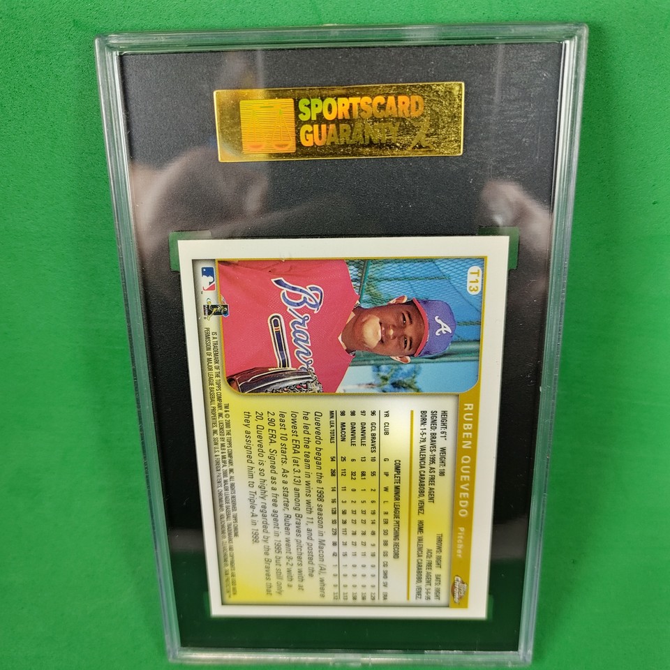 Ruben Quevedo 1999 Topps Chrome Traded Rookies #T13 Baseball Card ...