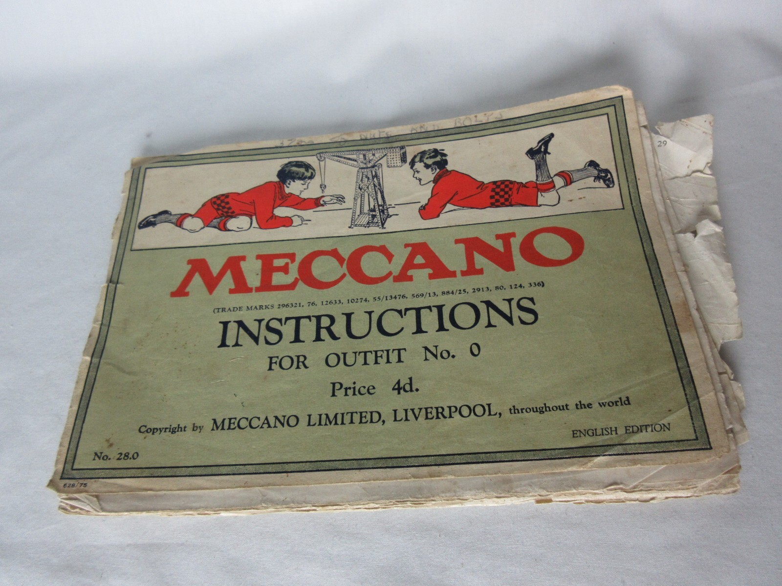 Vintage Meccano Instruction Booklets, Some in Pieces | eBay UK