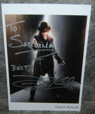 (M2) photo dédicace autographe autograph taylor kitsch | eBay