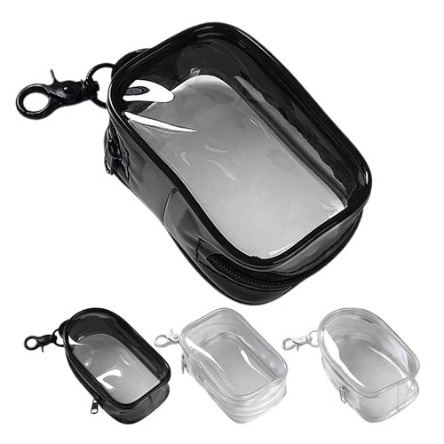 1PC Small Clear Bag Portable Keychain Pouch Multifunctional Storage Bag ...