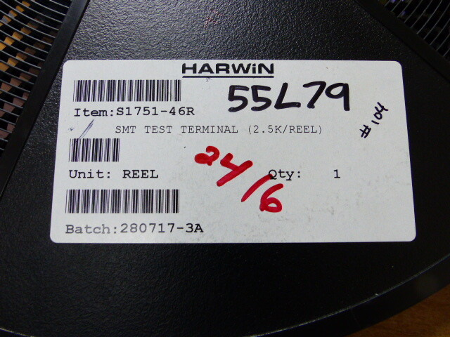 Harwin S1751-46R Qty of 500 per Lot Circuit Board Hardware - PCB SMT ...