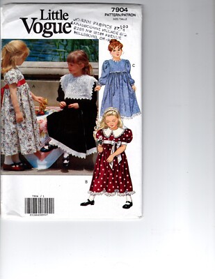 LITTLE Vogue Childs Dress pattern uncut, timeless style, easy sew | eBay