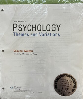 Psychology Themes And Variations, Tenth Edition | eBay