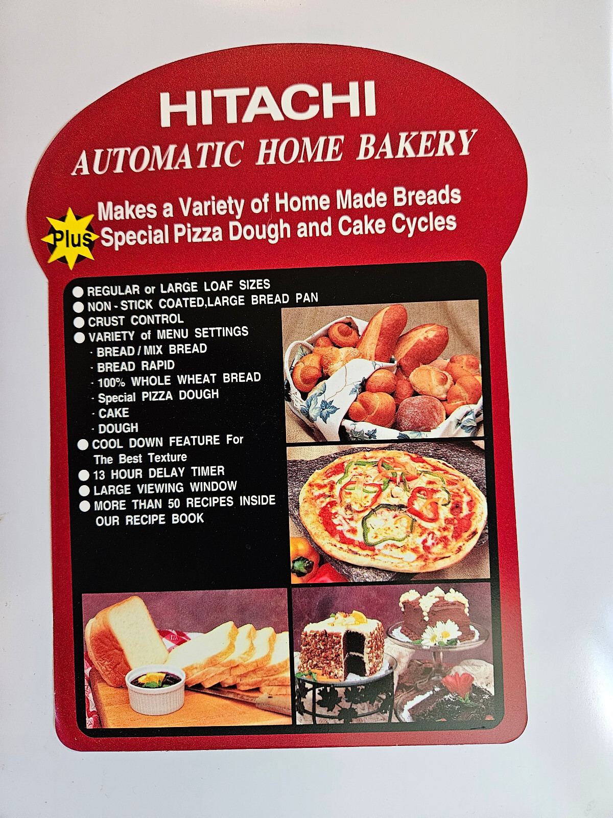 HITACHI Automatic Home Bakery BREAD Cake MAKER MACHINE HB-D102. NEW! | eBay