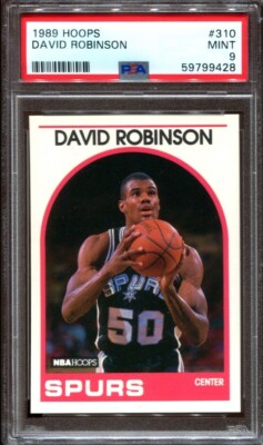 1989 Hoops David Robinson #310 Rookie RC PSA 9 | eBay