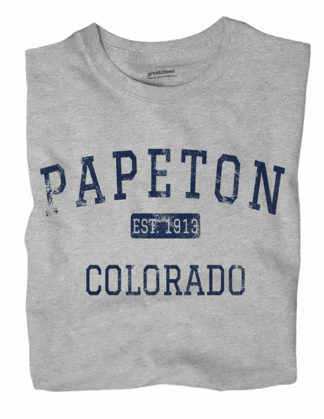 Papeton Colorado CO T-Shirt EST | eBay