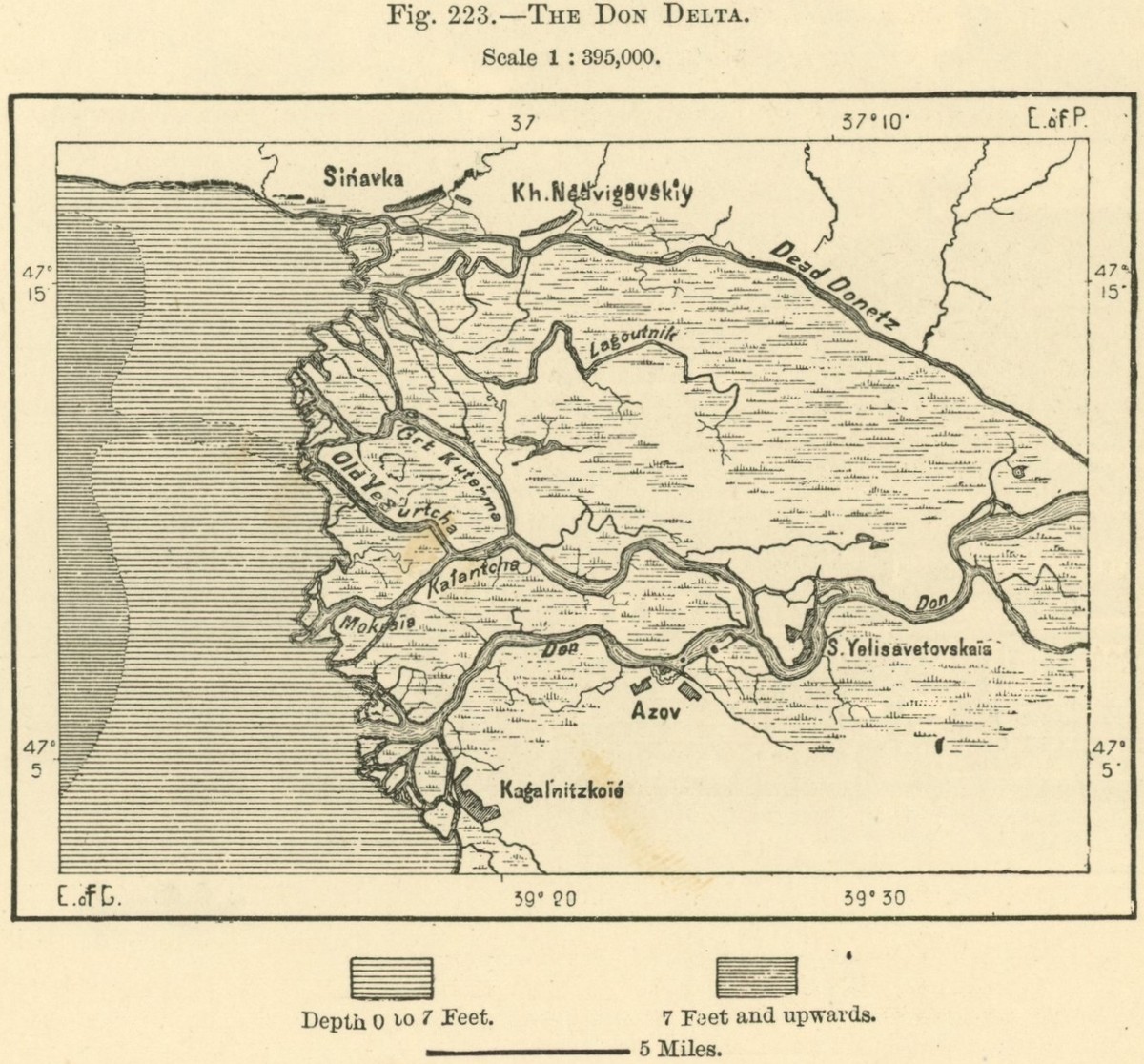 Don River Map Russia