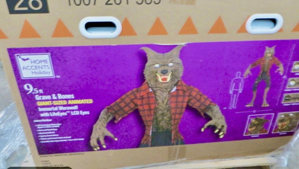 🎃New Halloween Animatronic 9.5 ft Animated Immortal Werewolf-Last One ...