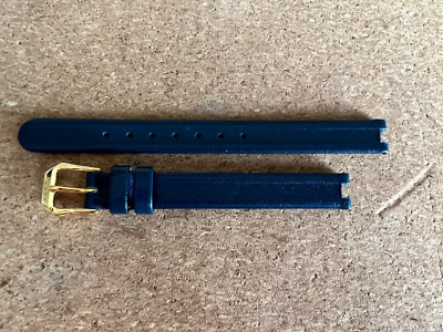 Rado Blue Leather Strap 10mm Rado Golden Buckle 8568B | eBay