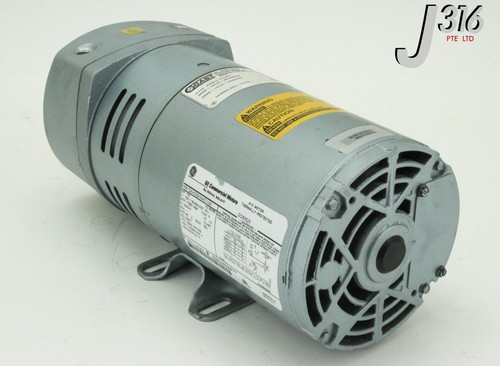 9229 GAST ROTARY VANE VACUUM PUMP W/ GE MOTOR 5KH36KNA510X 0523-101Q ...