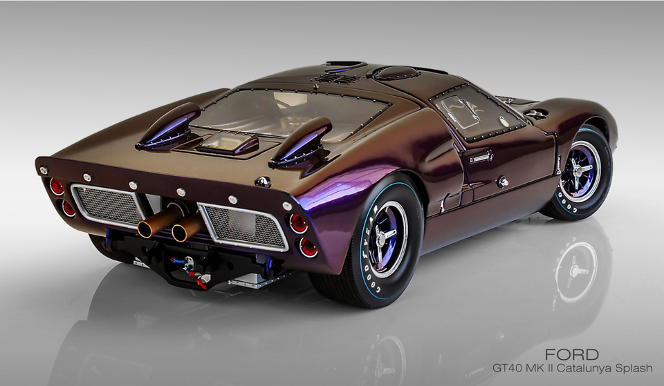 Ford GT40 Exoto Race Car1 18Racing Racer Metal Body Model RARE ...