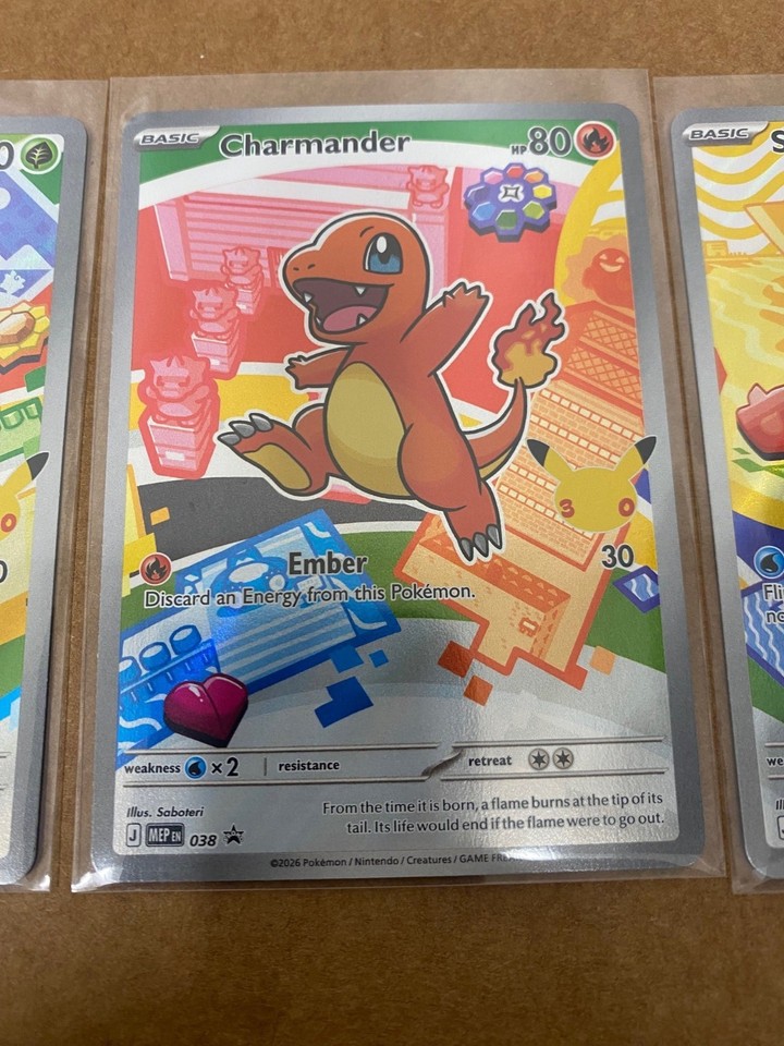 Pokemon 30th Anniversary First Partner Kanto Bulbasaur Charmander ...