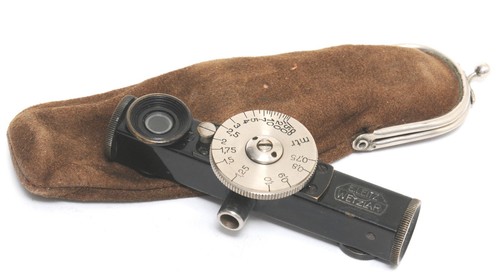 Leica Leitz FOKOS black / nickel rangefinder for vintage Leica camera ...