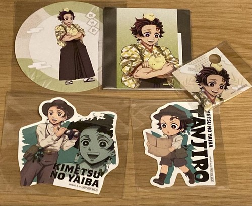 Demon Slayer Kamado Tanjiro Sticker Set Tobu Zoo Card Coaster Straw Tag ...