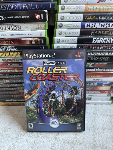 Theme Park Roller Coaster (Sony PlayStation 2, 2000) PS2 No Manual EA Catalog 14633142563 | eBay