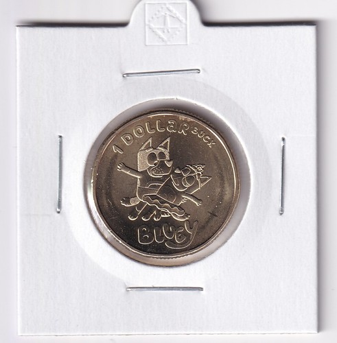 AUSTRALIAN: 2024 $1 BLUEY BUCK COLLECTABLES COIN IN 2X2 HOLDER #2204 | eBay