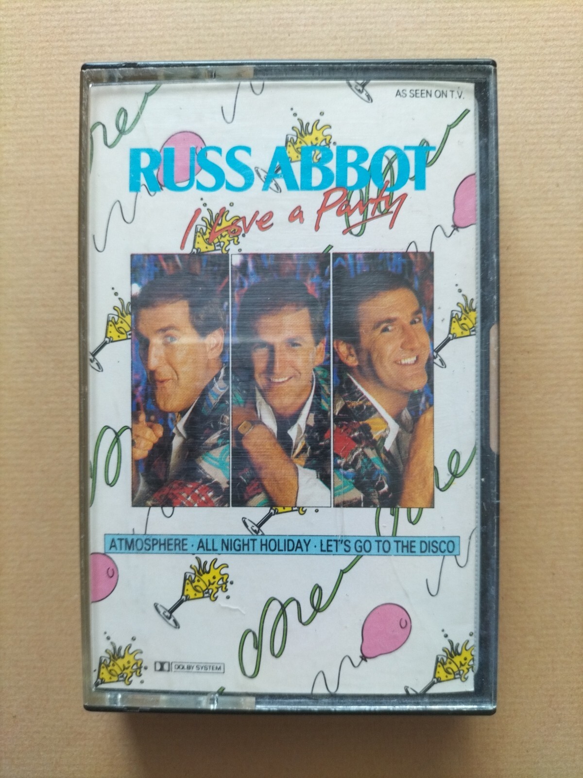 Russ Abbott I Love a Party RARE Cassette Tape Album Boxed and Complete ...
