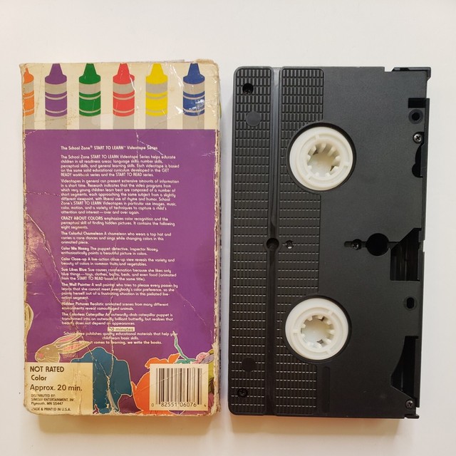 Crazy About Colors (VHS, 1993) for sale online | eBay