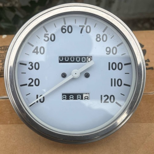 New Harley Custom 67027-81E Cable Driven Speedometer 4.5" 80s few 90s ...