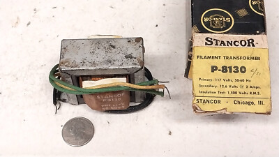 New Unused Stancor P8130 12.6 VCT 2 Amp Transformer / Old Vintage Ham ...